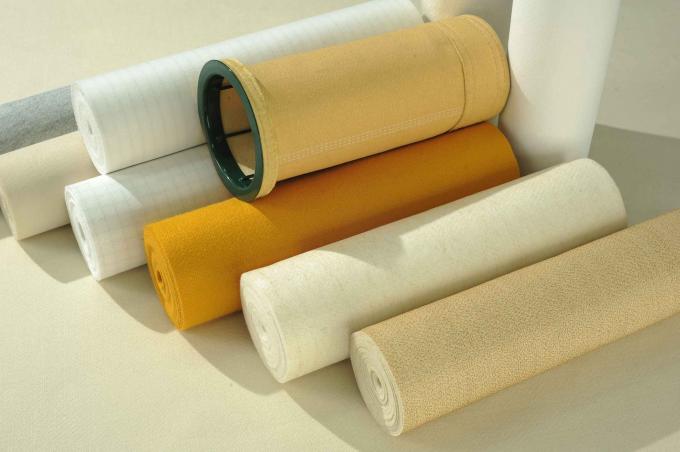 PPS Aramid Industrial Filter Cloth P84 PTFE Needle Felt For Dust ...