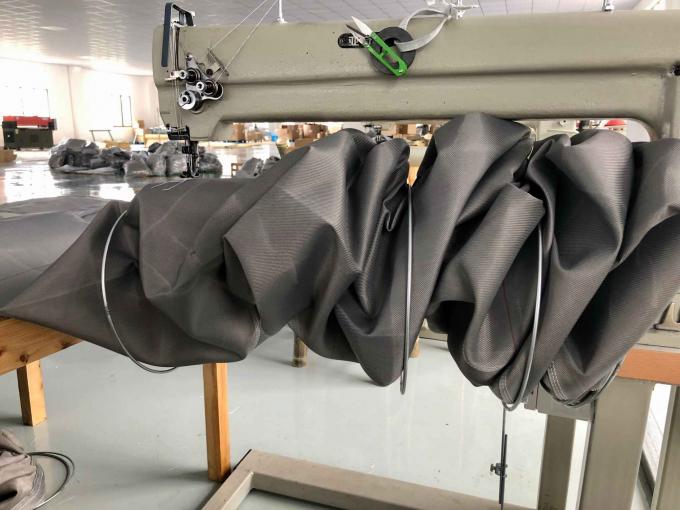 400gsm Pulse Jet Glassfiber Filter Bags , Water Repellent Fiberglass ...