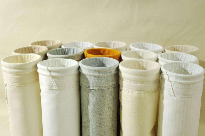 100% PTFE Felt Needle Felt Filter Bag Calendering Customized For Dust ...