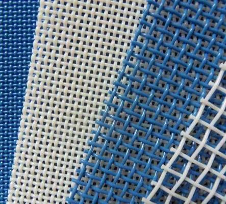 Plain Weave Polyester Mesh Conveyor Belt Linear Screen Calendering ...