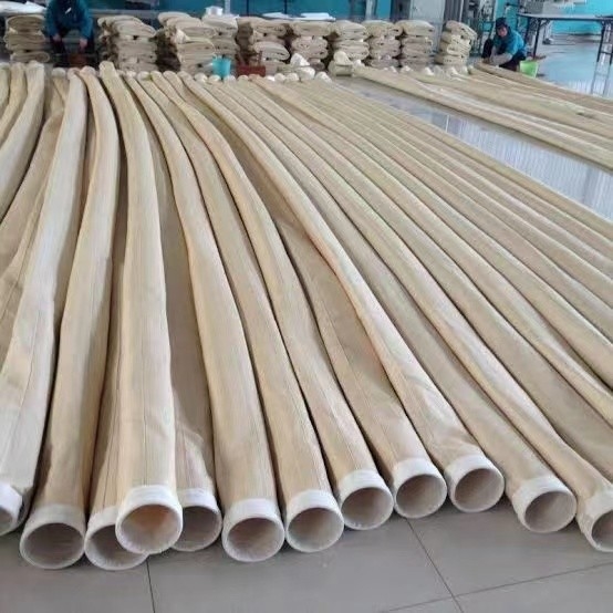 Nonwoven Pulse Jet Fabric Industrial Filter Bags 500gsm 750gsm For Gas ...